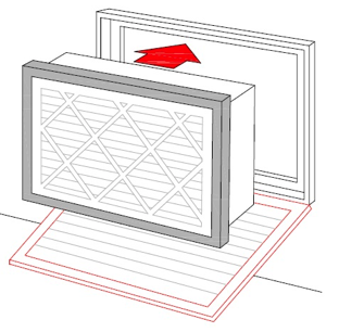 20x30x5 Practical Pleat Return Grille Filter