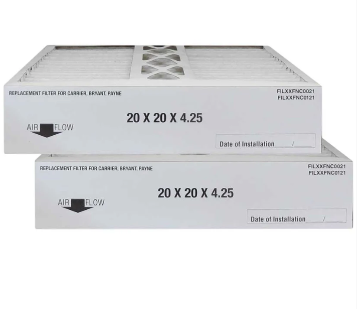 Carrier FILCCFNC0021 / FILXUMC082020 Air Filter, 20x20x4, MERV 8, 11 ...